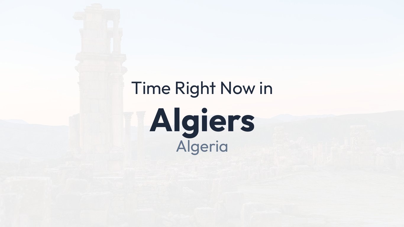 Time in Algiers, Algeria | Time.how