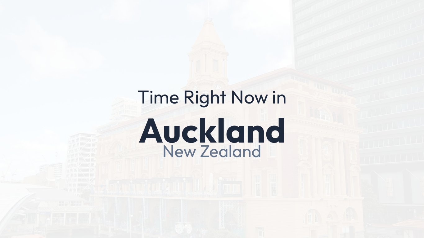 Time in Auckland, New Zealand | Time.how
