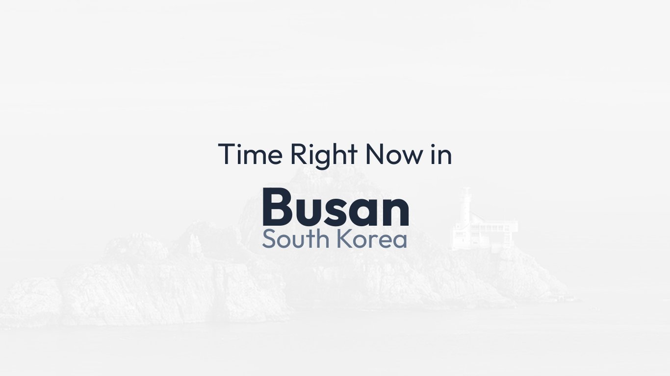 Time in Busan, South Korea | Time.how