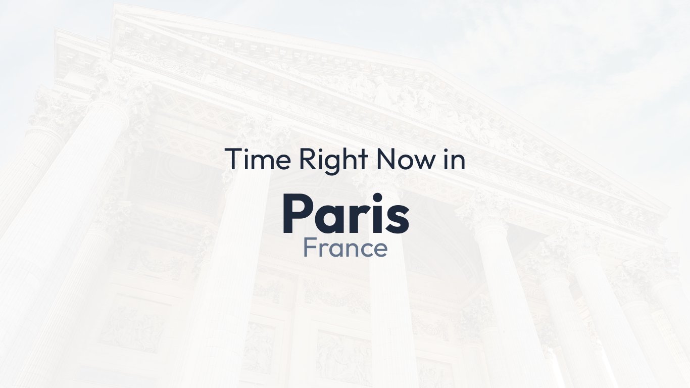 Time in Paris, France | Time.how
