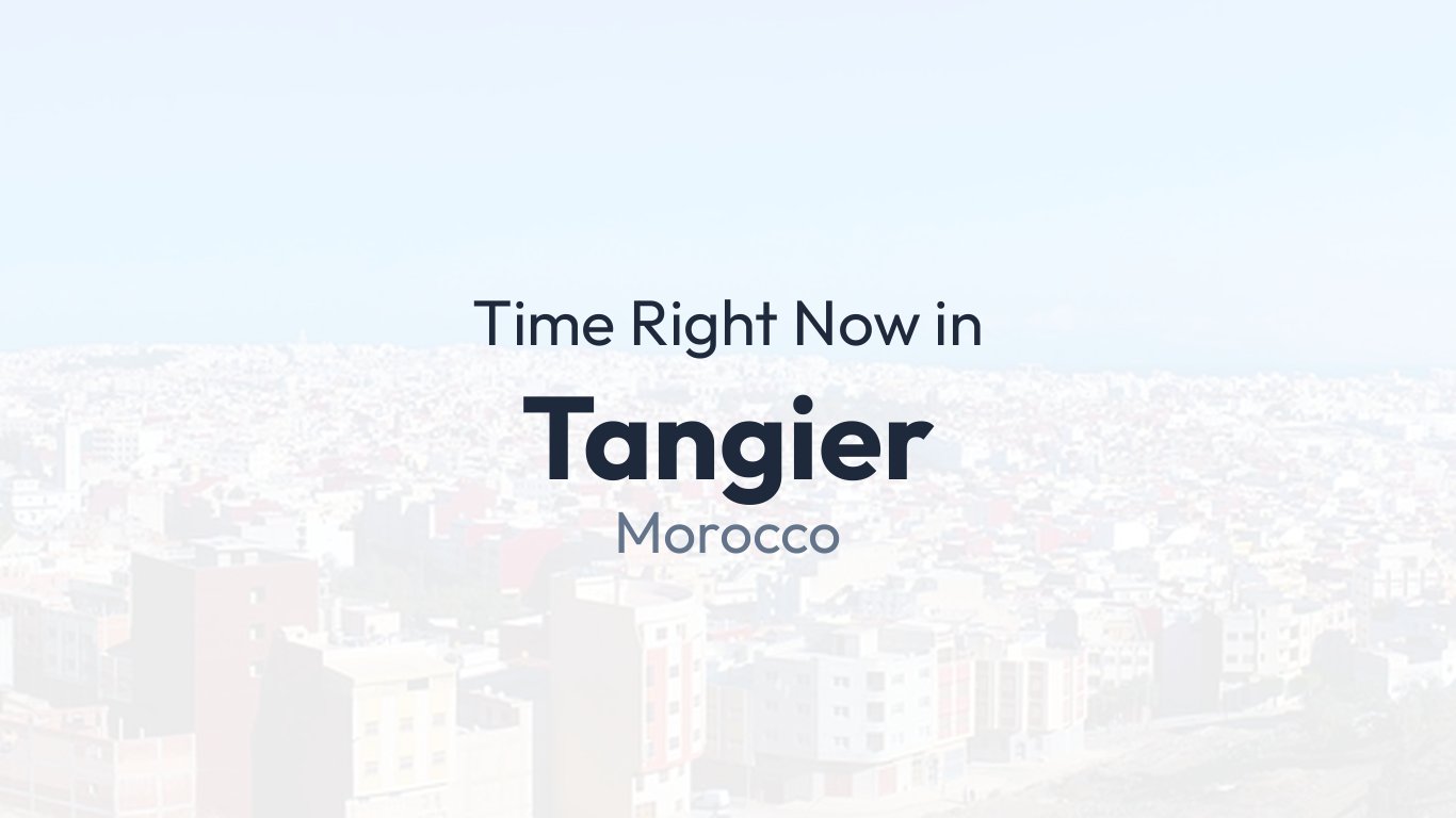 Time in Tangier, Morocco | Time.how