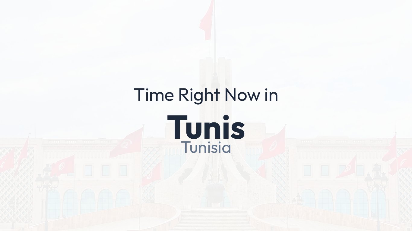 Time in Tunis, Tunisia | Time.how