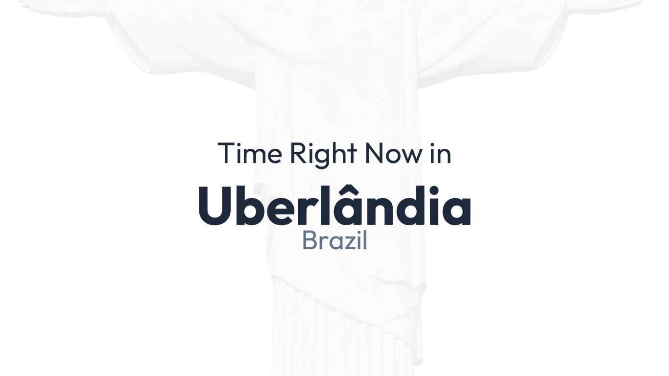 Time in Uberlândia, Brazil | Time.how