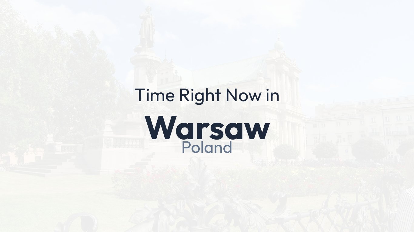 Time in Warsaw, Poland | Time.how