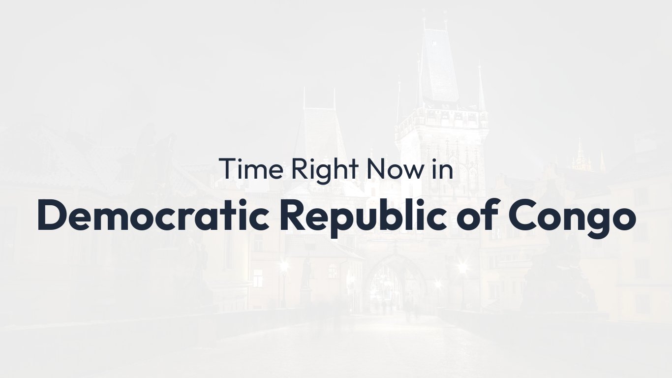 Time in Democratic Republic of Congo | Time.how
