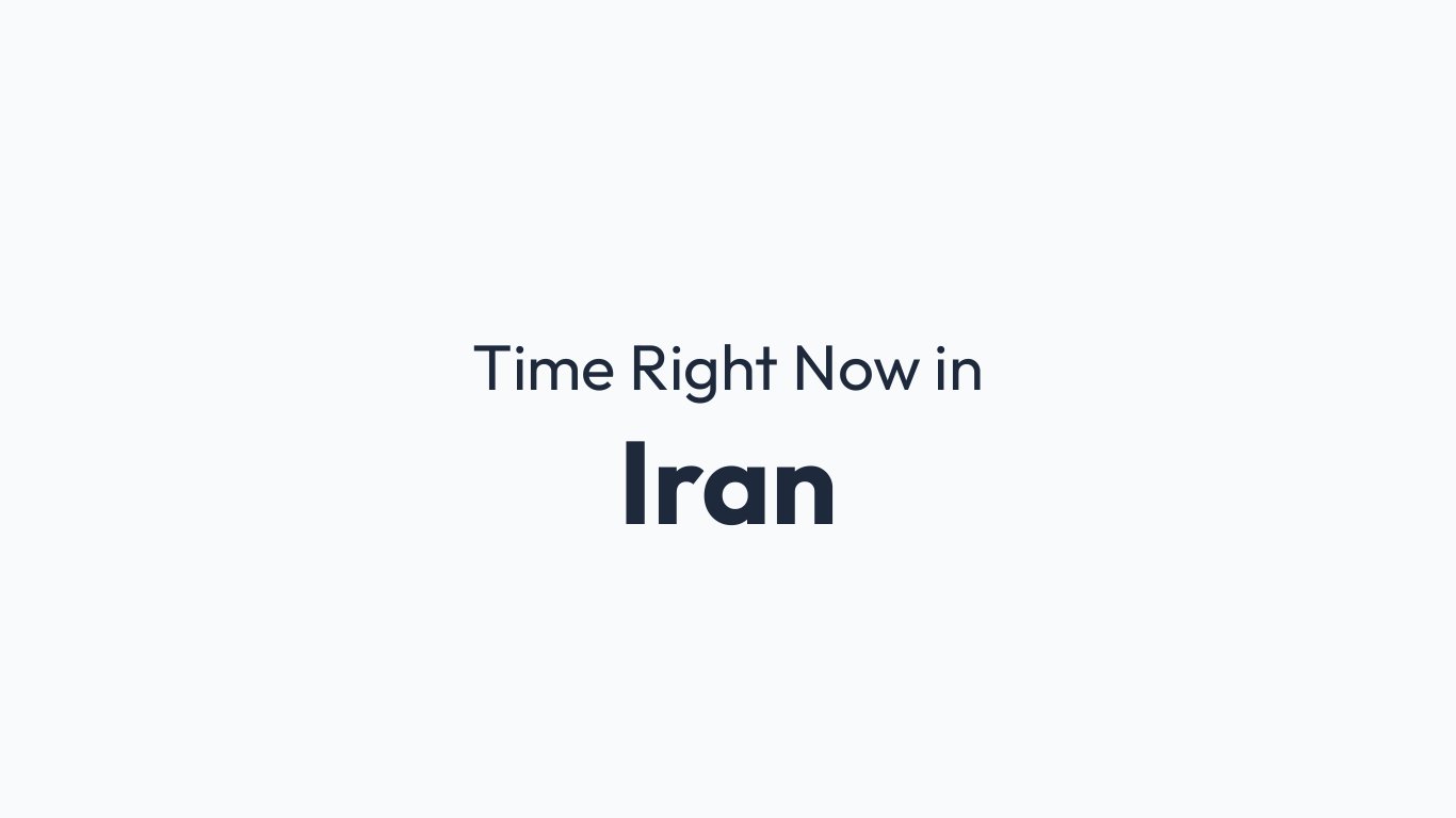Time in Iran | Time.how