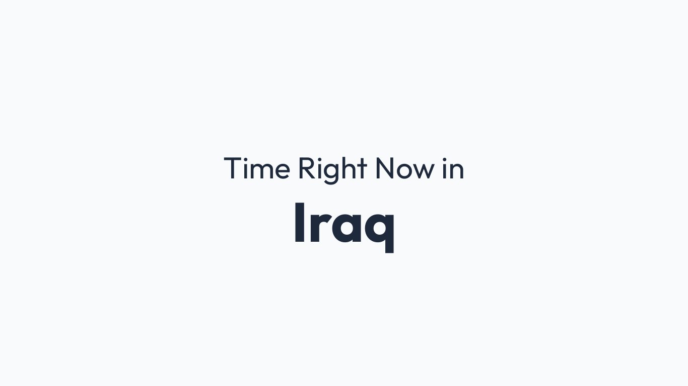 Time in Iraq | Time.how